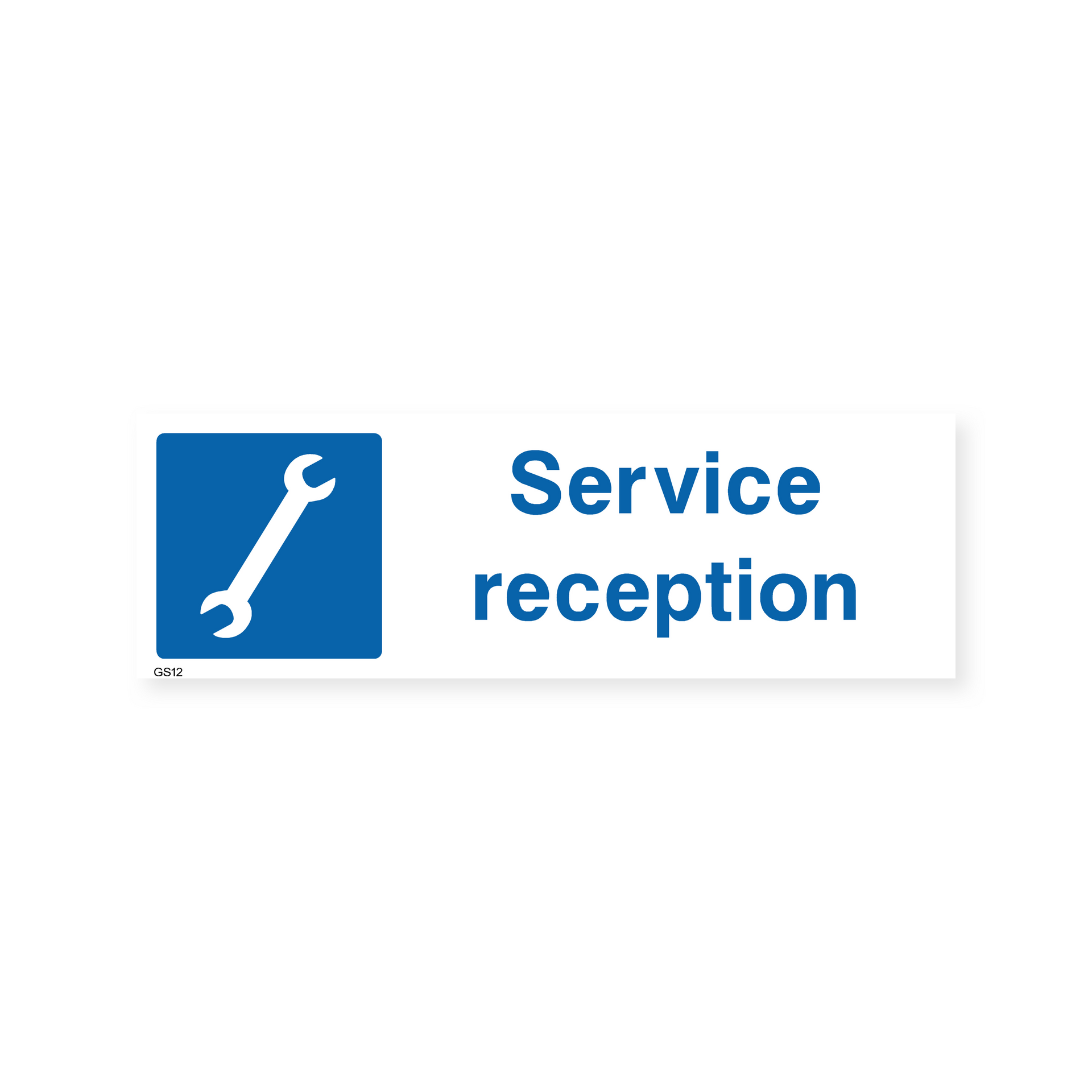 Service Reception Sign – Safety Signs & Stickers