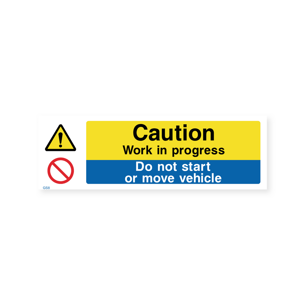 Caution - Work in Progress Sign – Safety Signs & Stickers