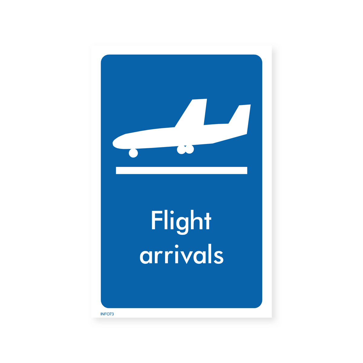 Flight Arrivals Sign – Safety Signs & Stickers