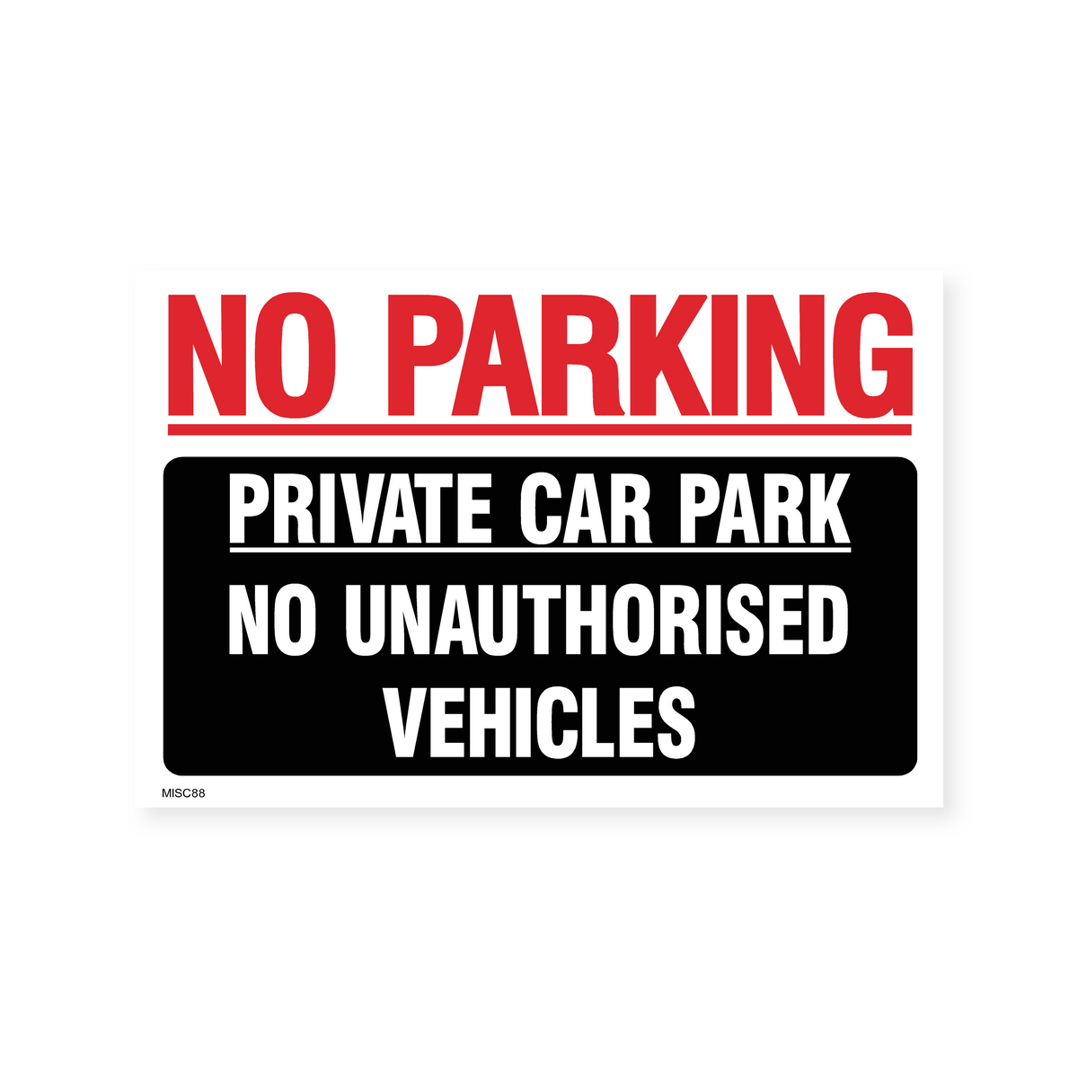 Private Car Park Sign – Safety Signs & Stickers