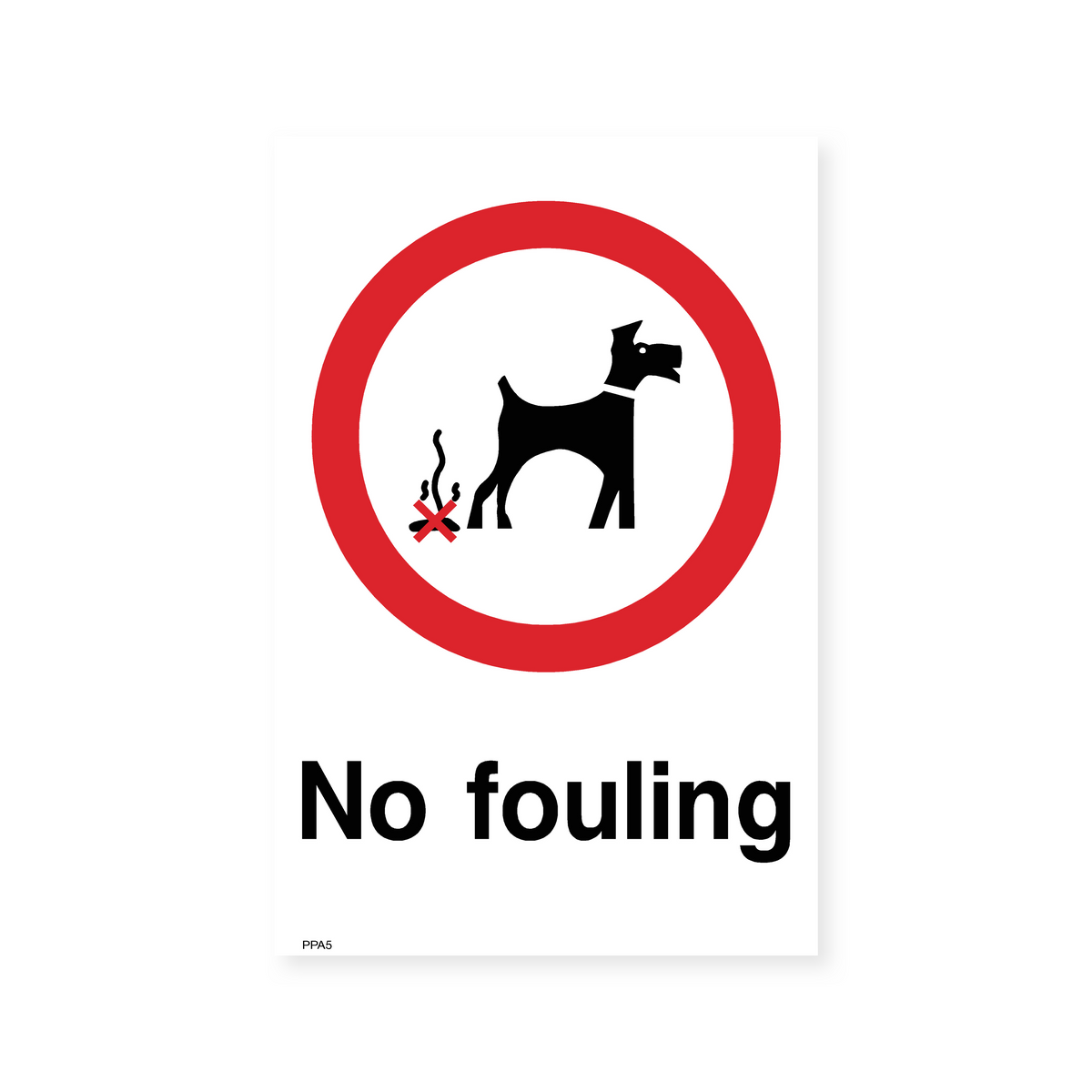 No Fouling Sign for Parks & Play Areas – Safety Signs & Stickers