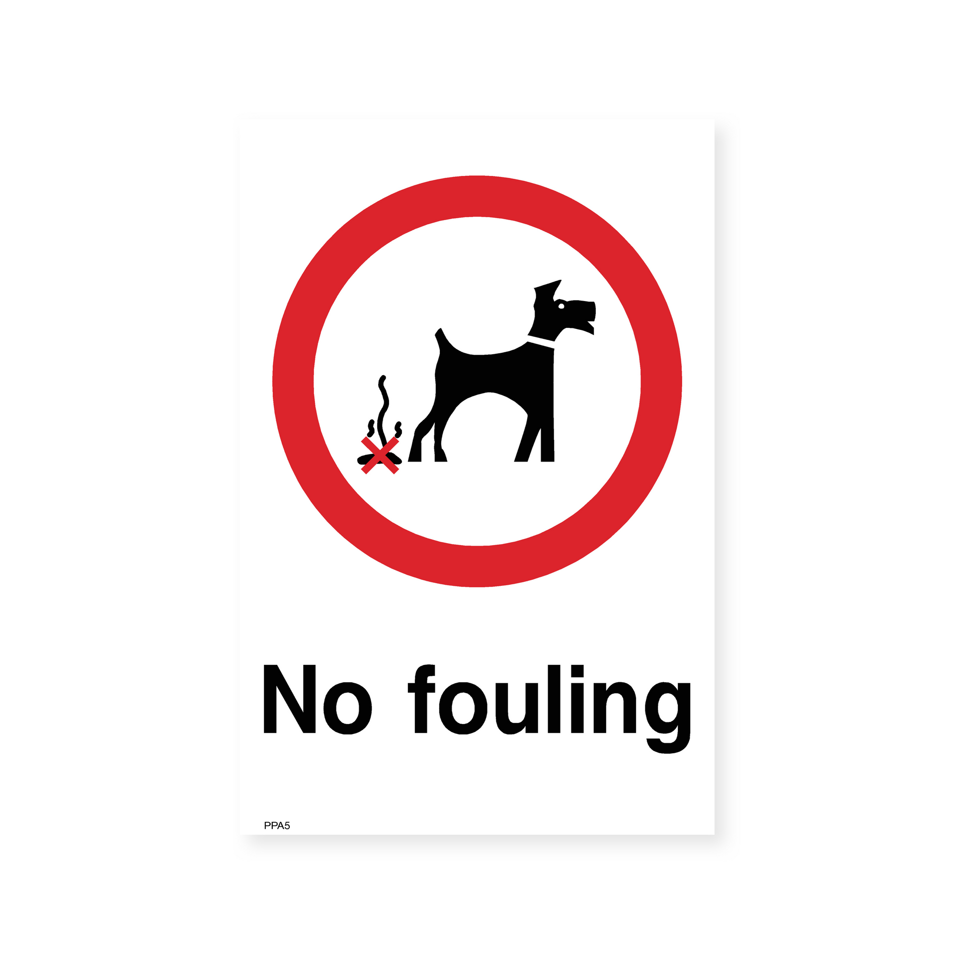 No Fouling Sign for Parks & Play Areas – Safety Signs & Stickers