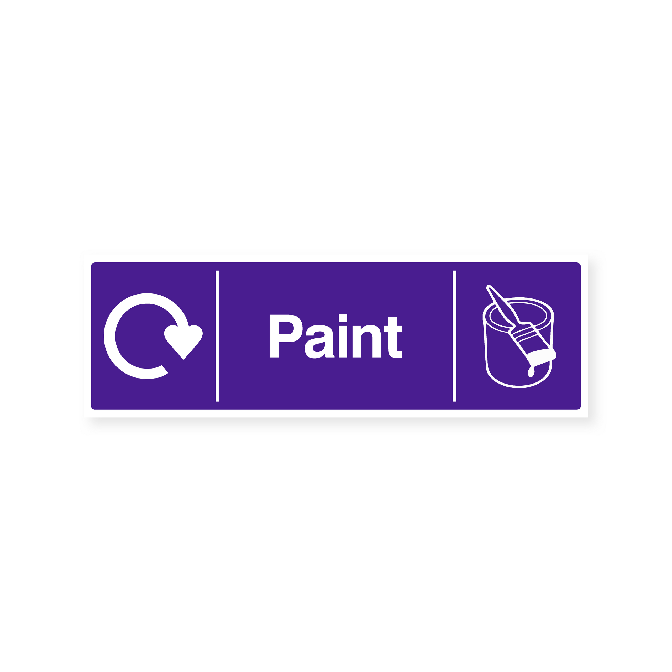 Paint Recycling - Safety Sign – Safety Signs & Stickers
