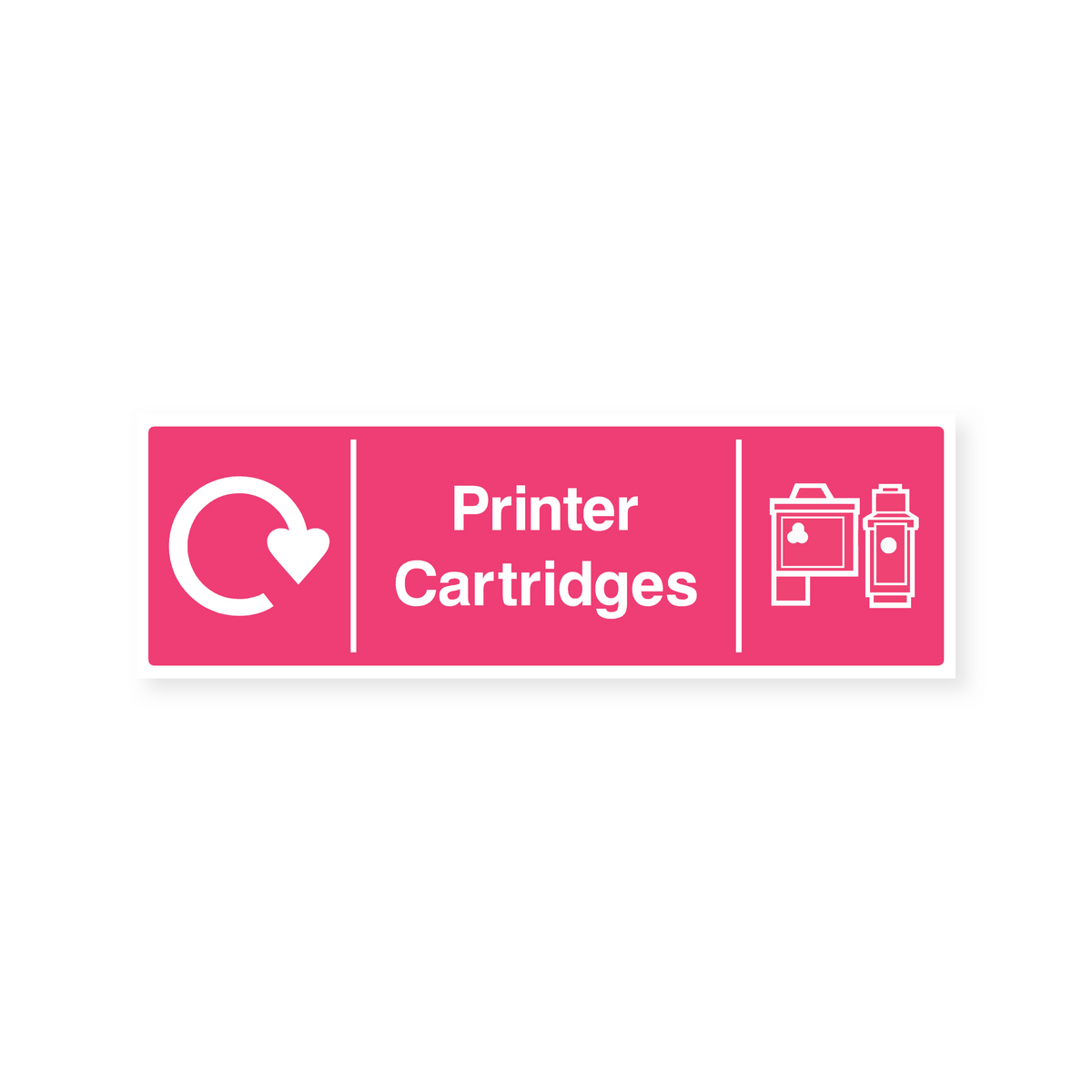 Printer Cartridges Recycling - Safety Sign – Safety Signs & Stickers