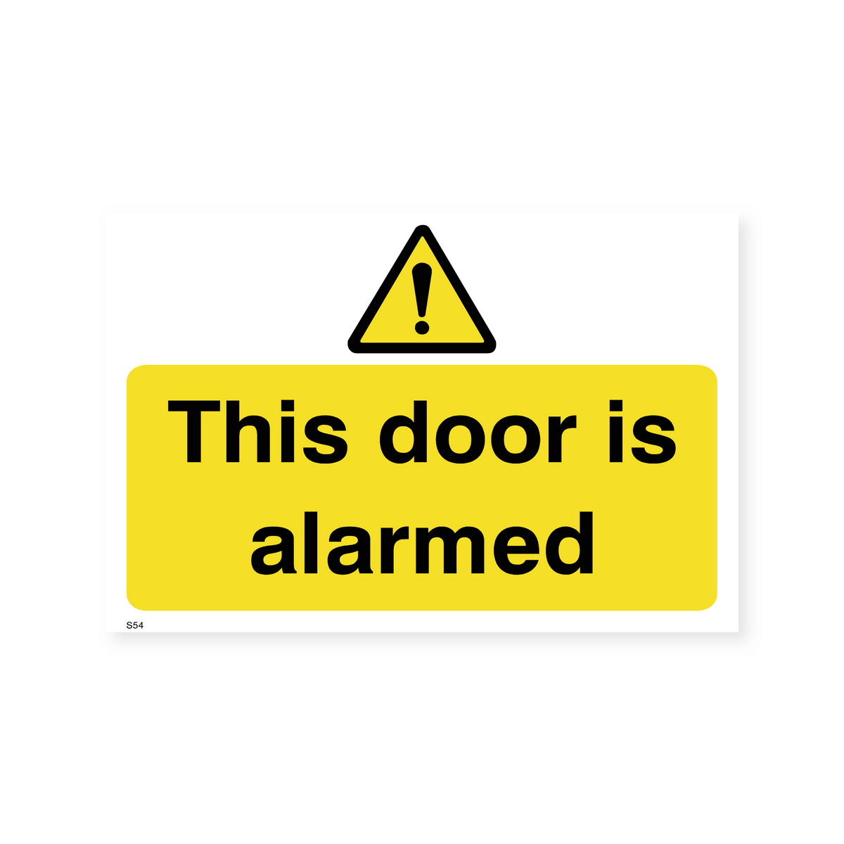 This Door is Alarmed Sign – Safety Signs & Stickers