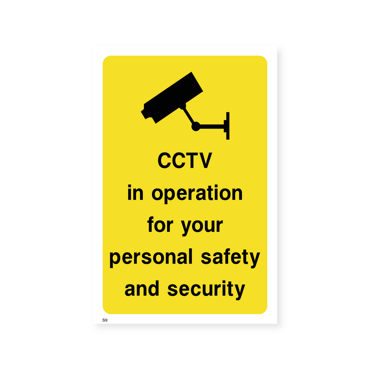CCTV with Recorded Surveillance - Safety Sign (Portrait) – Safety Signs ...