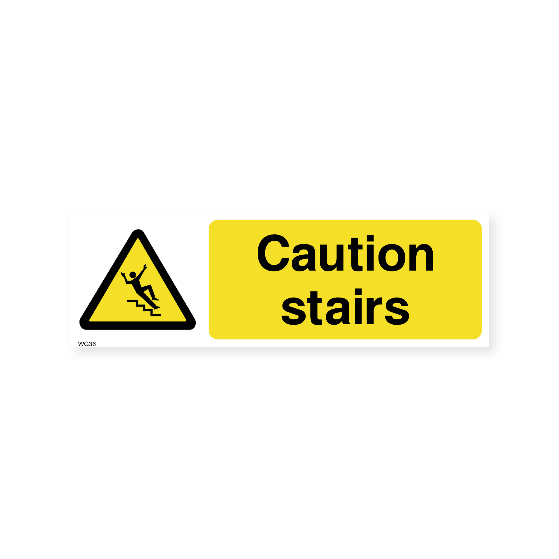 Caution Stairs Sign - Prevent Trips and Falls – Safety Signs & Stickers